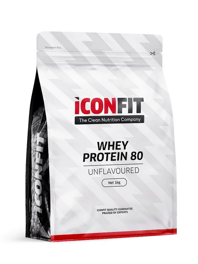 ICONFIT Whey Protein 80 - Unflavoured, 1 kg