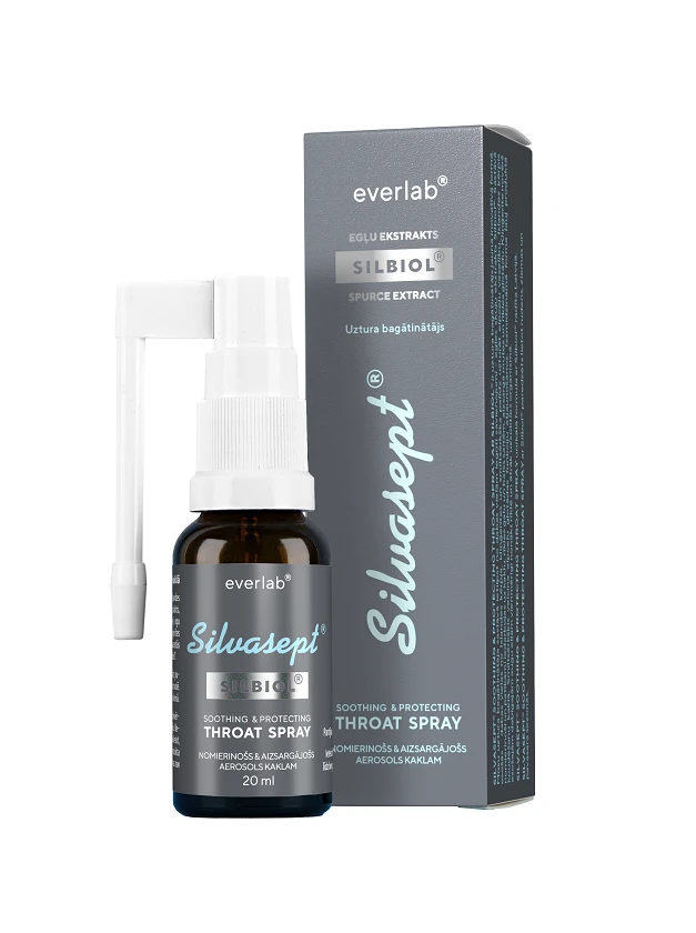 Silvasept Biolat Nomierinošs & aizsargājošs sprejs kaklam