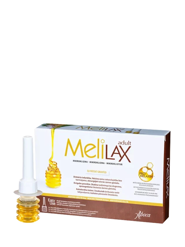 Melilax Adult mikroklizmas, 6*10 g - InternetAptieka.lv
