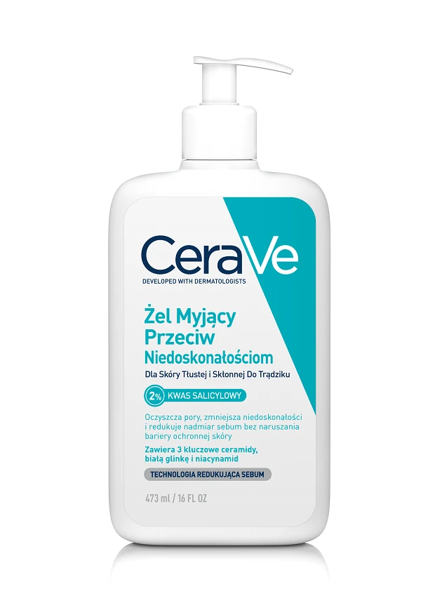 CeraVe Sejas mazgāšanas gels taukainai ādai, 473 ml