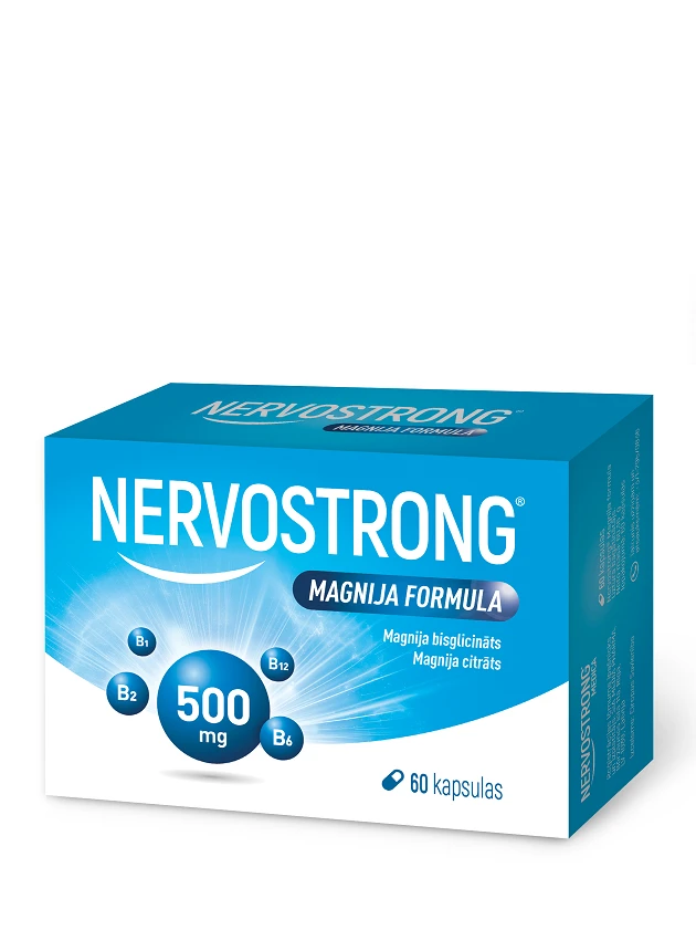 Nervostrong Magnija Formula, 60 kapsulas - InternetAptieka.lv