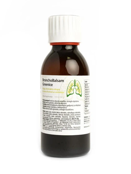Greenice Broncho Balsam, 150 ml - InternetAptieka.lv