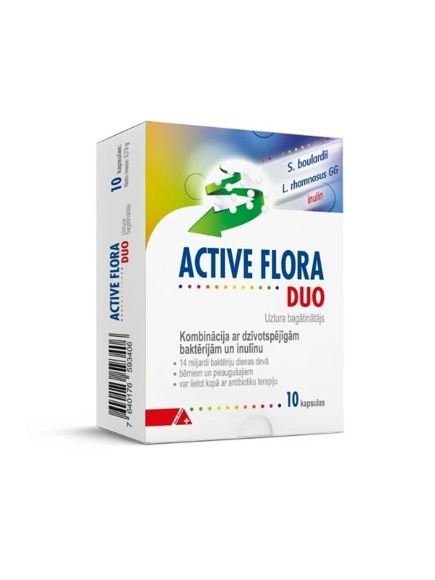 ACTIVE FLORA DUO kapsulas, 10 gb. - InternetAptieka.lv