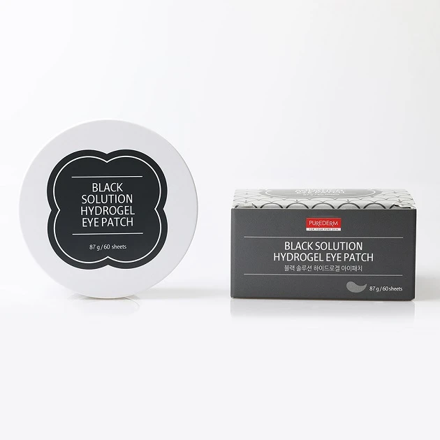 Purederm hidrogela acu Maska Melnais komplekss, 60 plāksnes