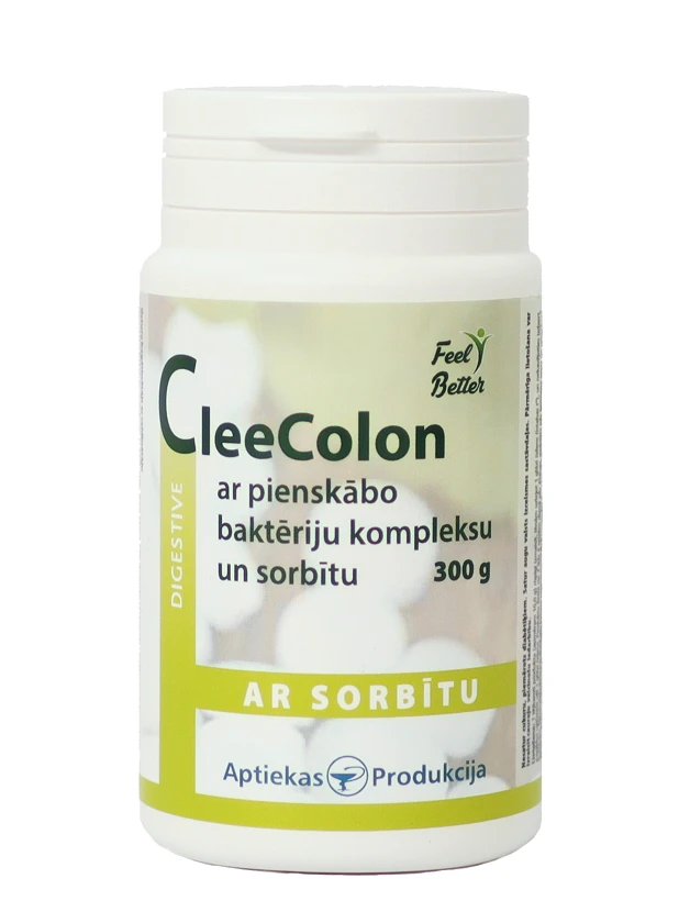 Clee Colon ar pienskābo baktēriju kompleksu un sorbītu, 300g