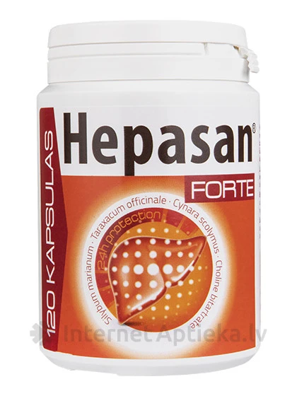 Hepasan Forte, 120 kapsulas - InternetAptieka.lv
