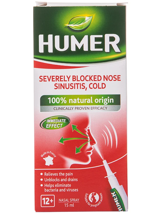 Humer Sinusīts aerosols, 15 ml - InternetAptieka.lv
