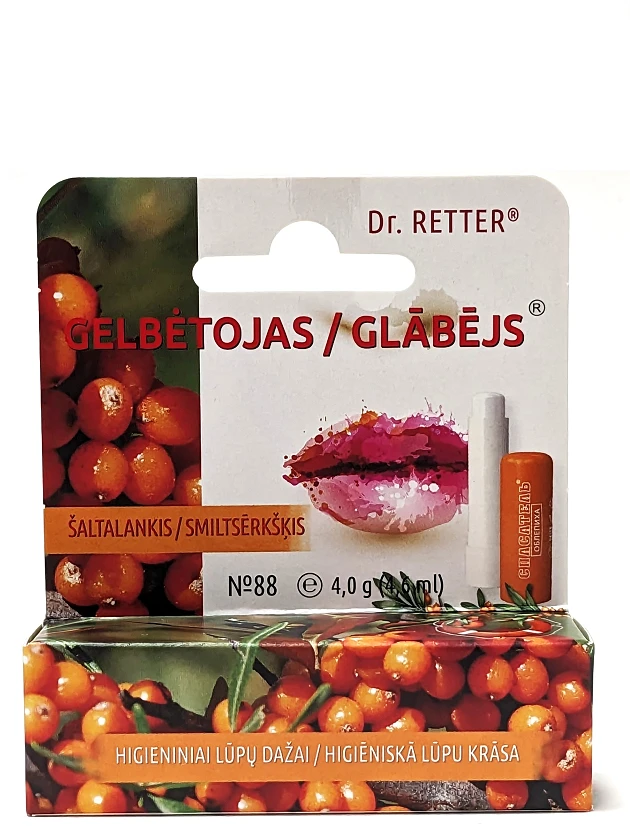 Spasatel smiltsērkšķu lūpu balzams, 4 g - InternetAptieka.lv