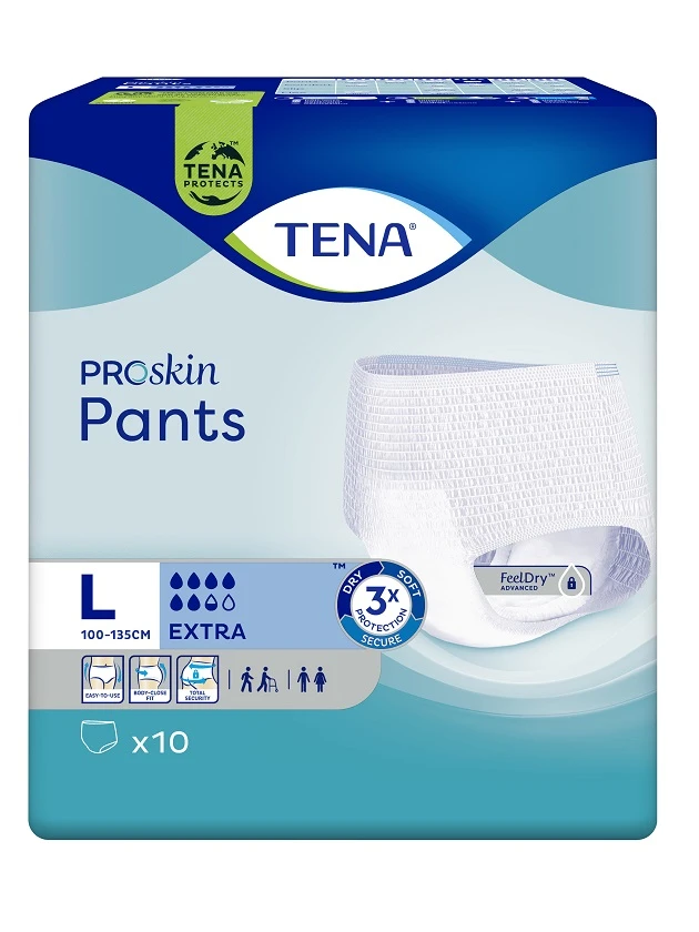 Tena Pants Extra Large biksītes, 10 gb. - InternetAptieka.lv