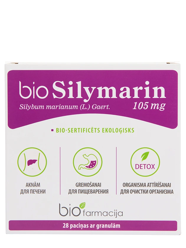 Bio Silymarin granulas, 105mg, 28 pac. - InternetAptieka.lv