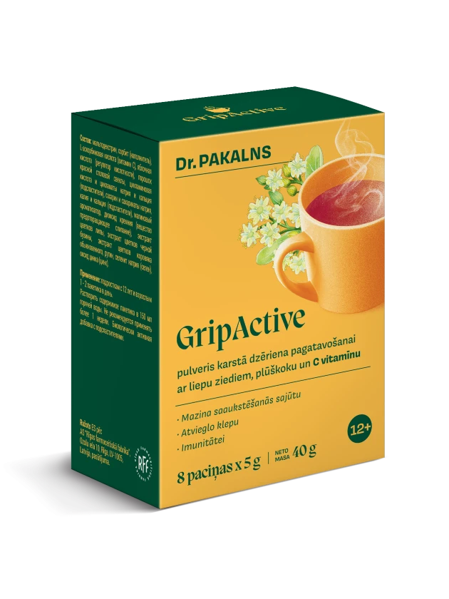 Dr. Pakalns GripActive, 40 g - InternetAptieka.lv