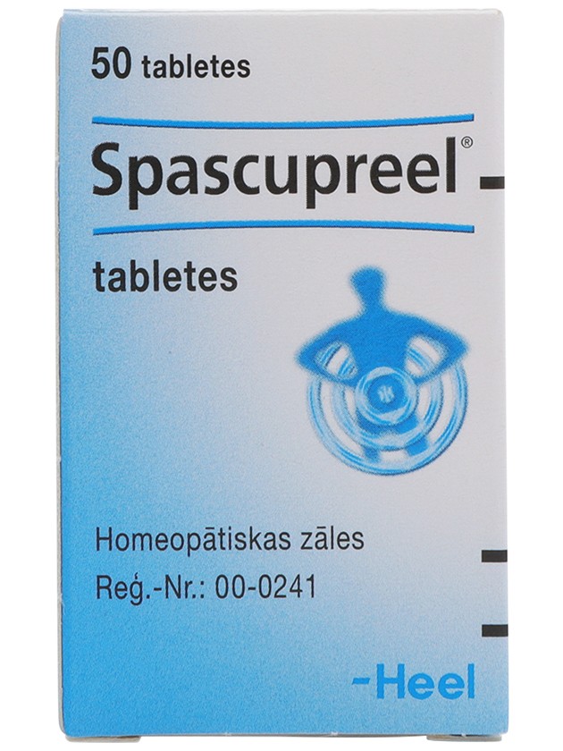 Spascupreel tabletes, 50 tabletes - InternetAptieka.lv