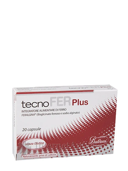 TecnoFer Plus 30mg, 20 kapsulas - InternetAptieka.lv