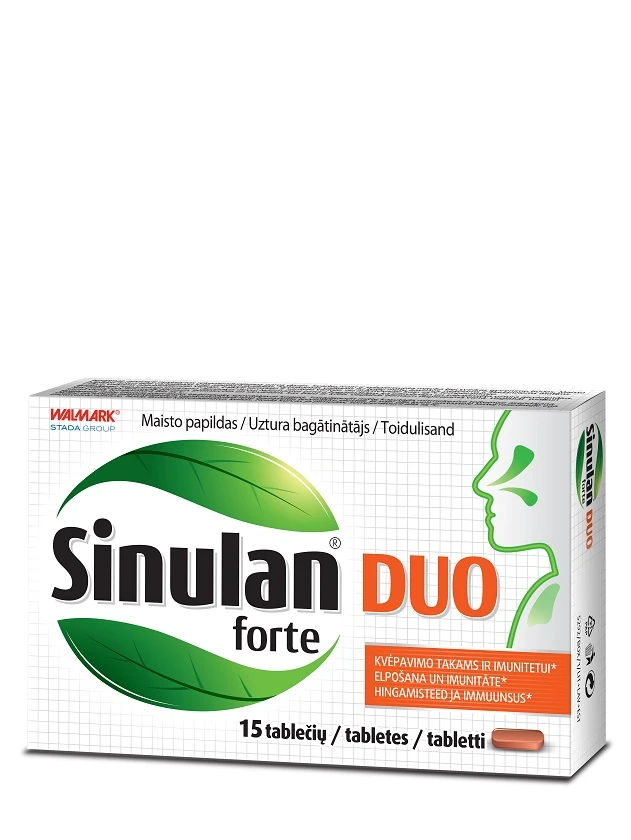 Sinulan® DUO forte, 15 tabletes - InternetAptieka.lv