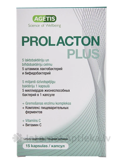 Prolacton Plus, 15 kapsulas - InternetAptieka.lv