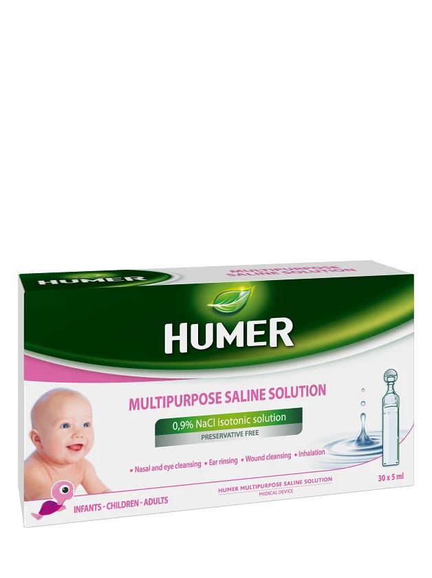 Humer isotonisks šķīdums 5 ml, 30 gb. - InternetAptieka.lv