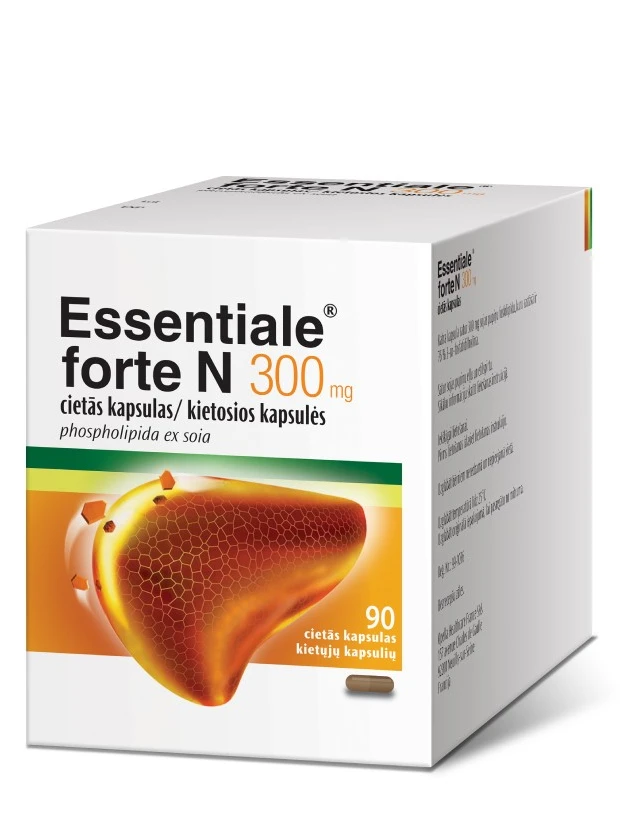 Essentiale Forte 300 mg, 90 kapsulas - InternetAptieka.lv